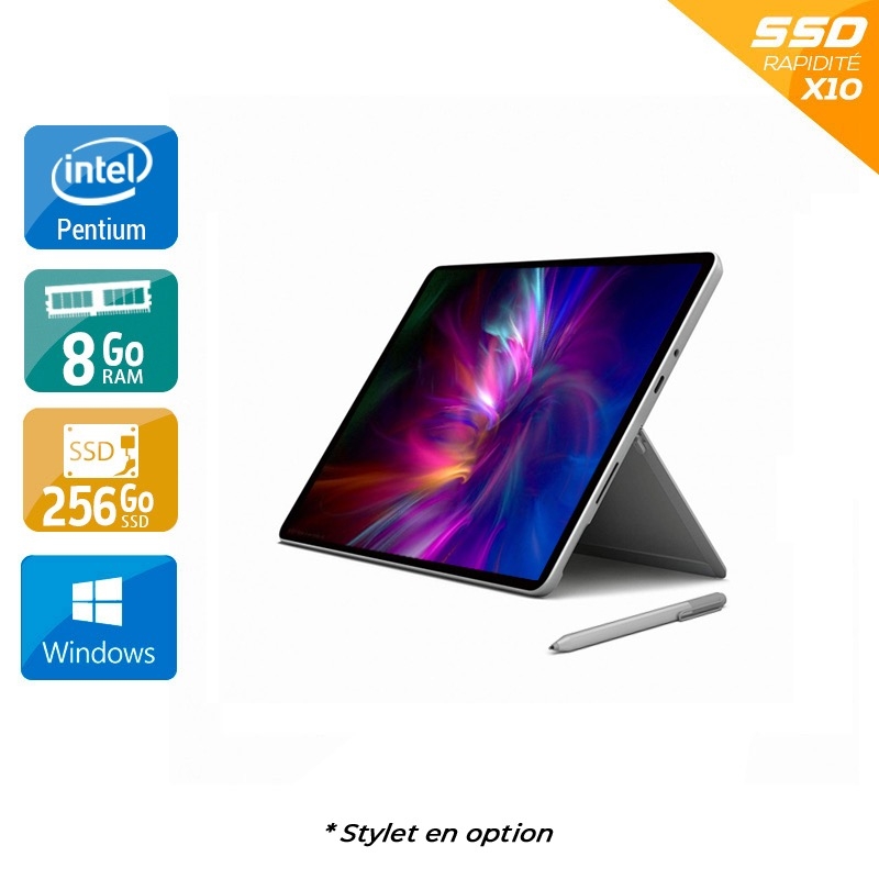 Tablette Microsoft Surface Go 1825 Pentium Gold 8Go RAM 256Go SSD ...